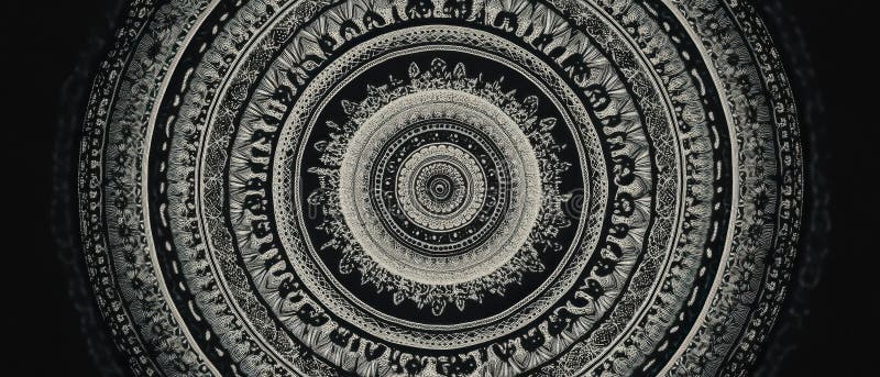 Intricate Overlay Texture Featuring Detailed Mandala Patterns in ...