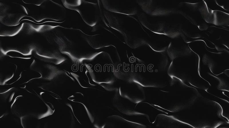 Intricate Overlay Texture with Fluid Dynamic Patterns in Black and ...