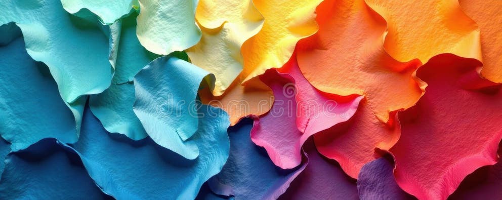 Intricate Paper Shred Pattern, Artistic Surface, Close Up, Concept ...