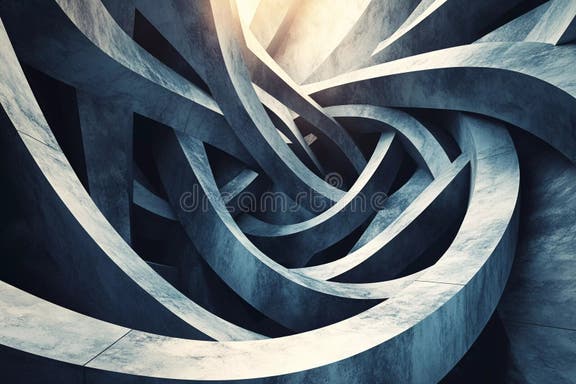 Intricate Pathways of Abstract Structures Illuminated by Soft Light ...