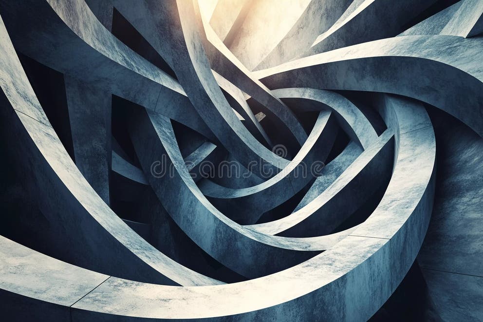 Intricate Pathways of Abstract Structures Illuminated by Soft Light ...