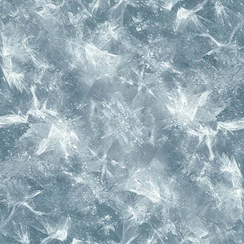Intricate Pattern of Crystalline Structures Resembling Ice, with Sharp ...