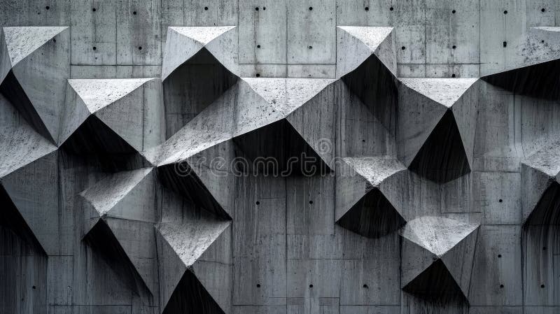 An Intricate Pattern Emerges from a Textured Concrete Surface ...