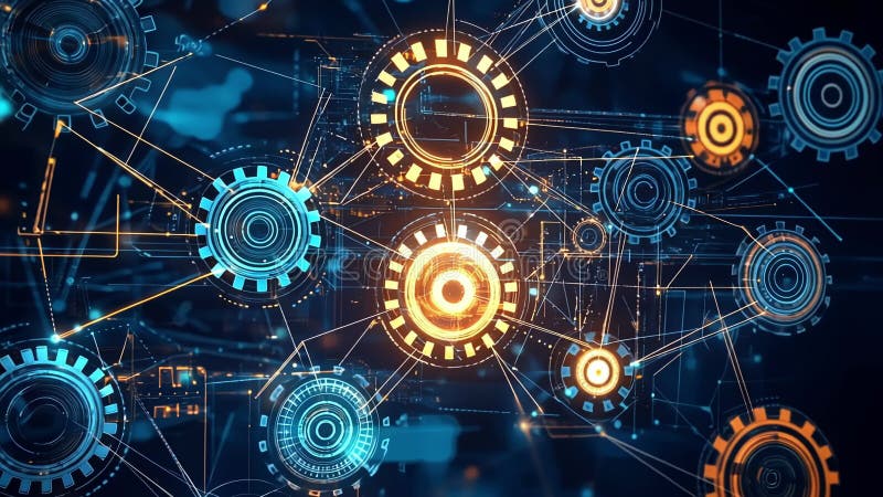 An Intricate Pattern of Gears and Cogs Interlocking Showcasing the ...