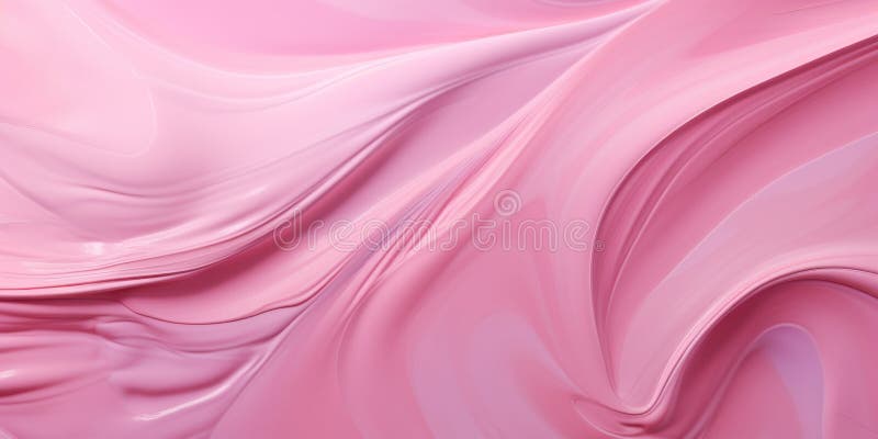 Intricate Pattern of Intertwining Pink Waves. AI Generative Stock ...