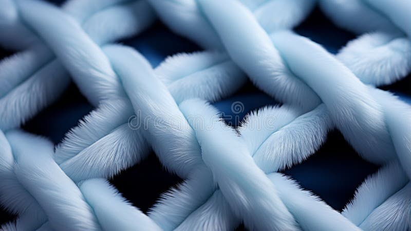 A Close Up of a White Woven Fabric Stock Illustration - Illustration of ...
