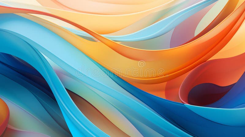 Intricate Patterns of Colors Converging into a Dynamic Backdrop Stock ...