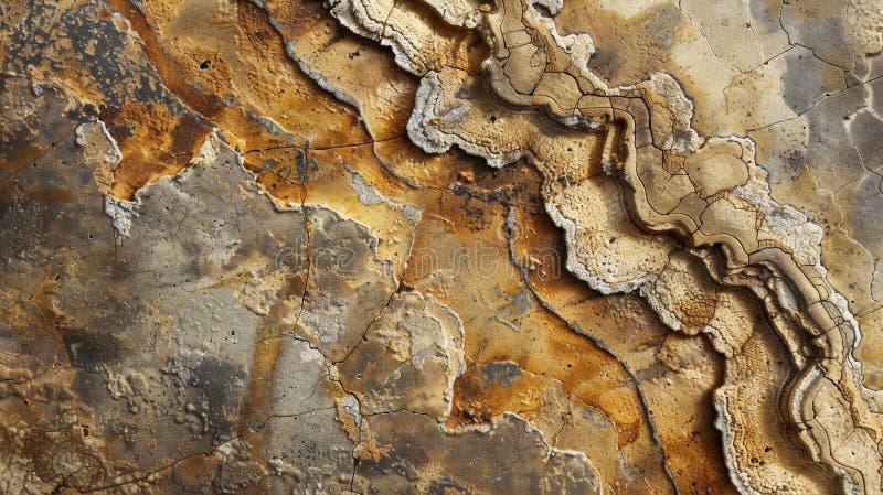 The Intricate and Intricate Patterns of Erosion Etched into a Weathered ...