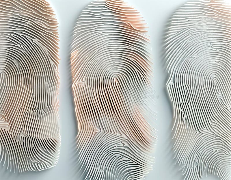 Intricate Patterns of Fingers Traced on a Smooth Surface in Soft Pastel ...