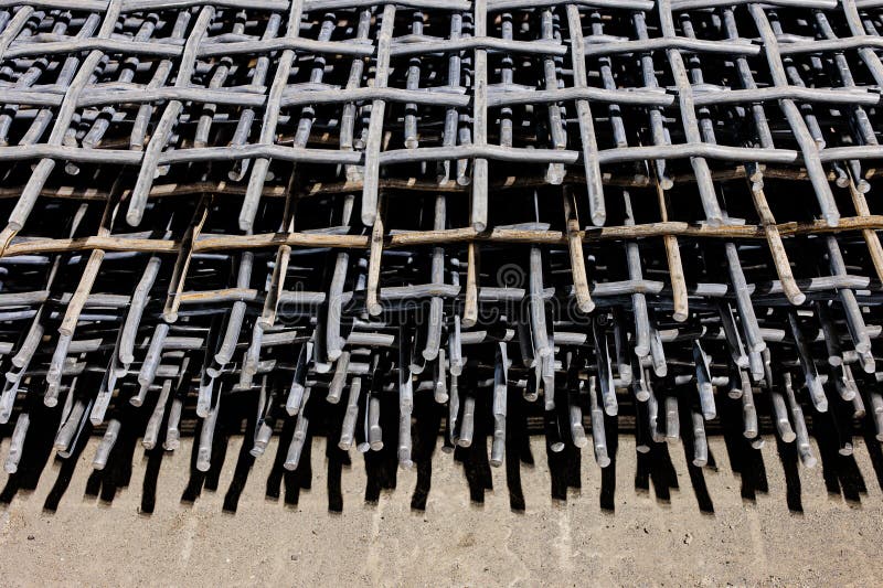 Intricate Patterns of Light a Close-Up Study of Metal Wire Mesh Casting ...