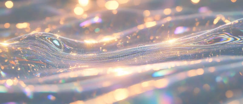 Intricate Patterns of Light and Reflections in Waves of Liquid Crystals ...