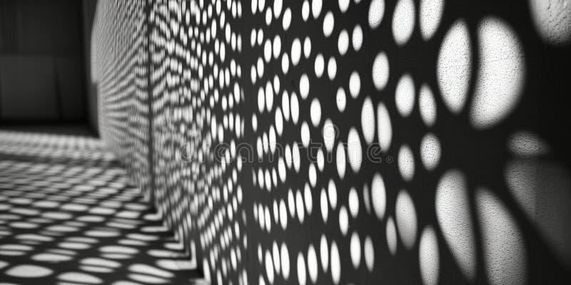 Intricate Patterns of Light and Shadow Created by Perforated Wall ...