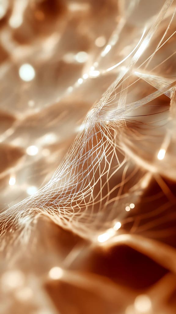 Intricate Patterns of Light and Texture on Fabric Surface Stock Photo ...