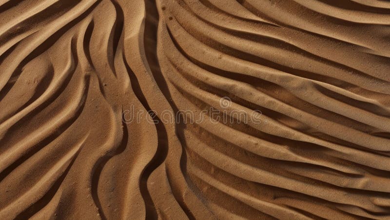 Intricate Patterns in Natural Sand Dunes Capture Desert Beauty Stock ...