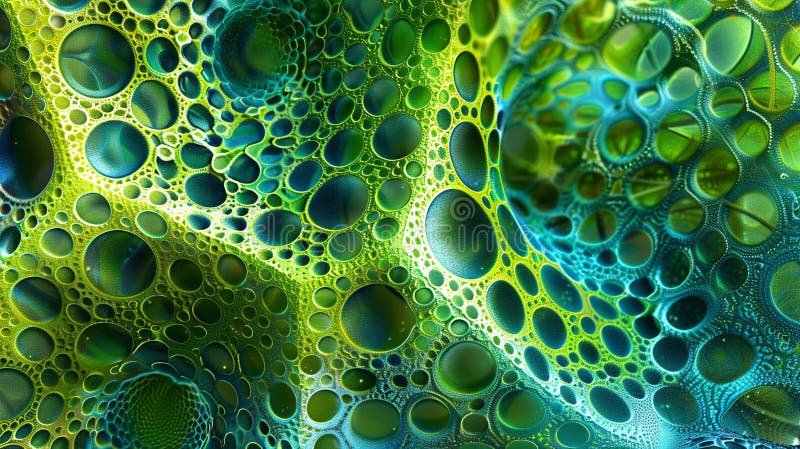The Intricate Patterns of Plant Cells Under a Microscope Create a ...