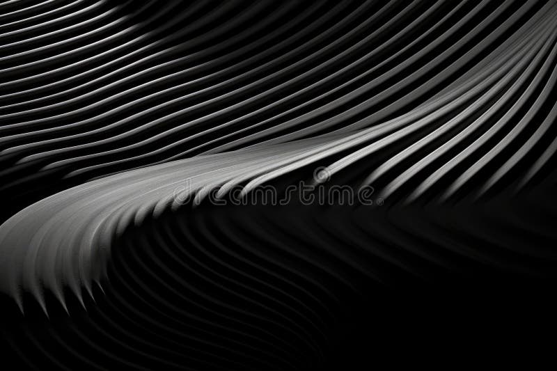 Beauty of Abstract Forms and Textures. Generative AI Stock Illustration ...