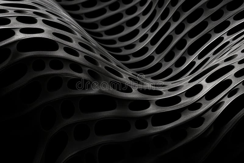 Beauty of Abstract Forms and Textures. Generative AI Stock Illustration ...