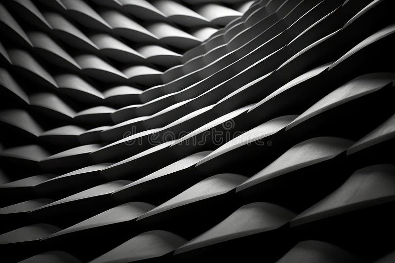 Beauty of Abstract Forms and Textures. Generative AI Stock Illustration ...
