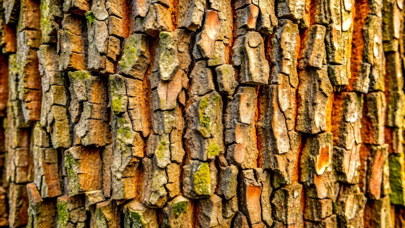 The Intricate Patterns of a Tree Bark a Tapestry of Texture and Design ...