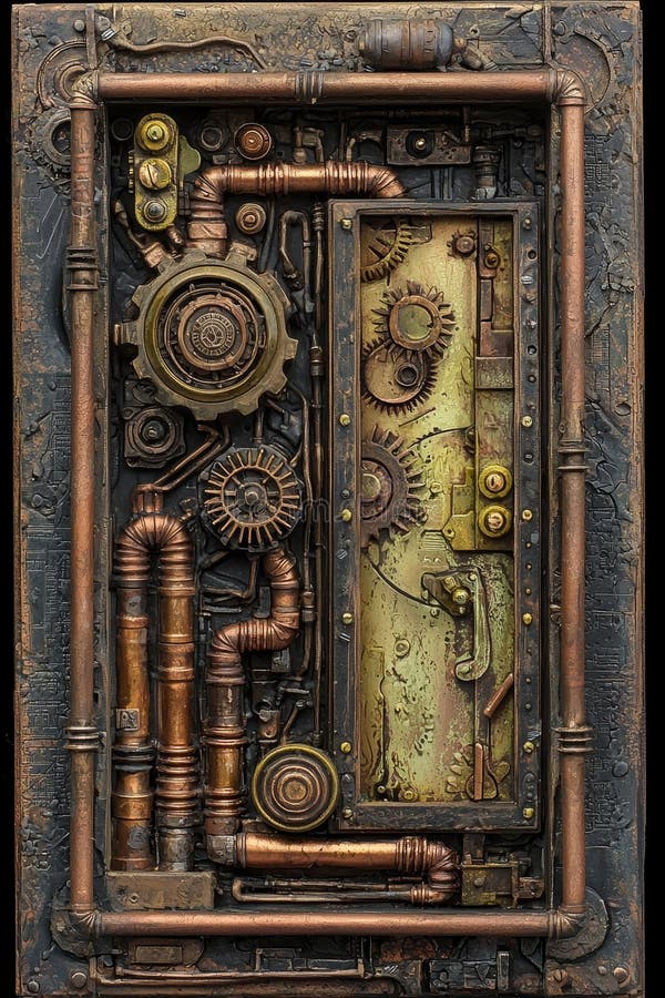 An Intricate Photo of a Modern Industrial Machines Mechanical ...