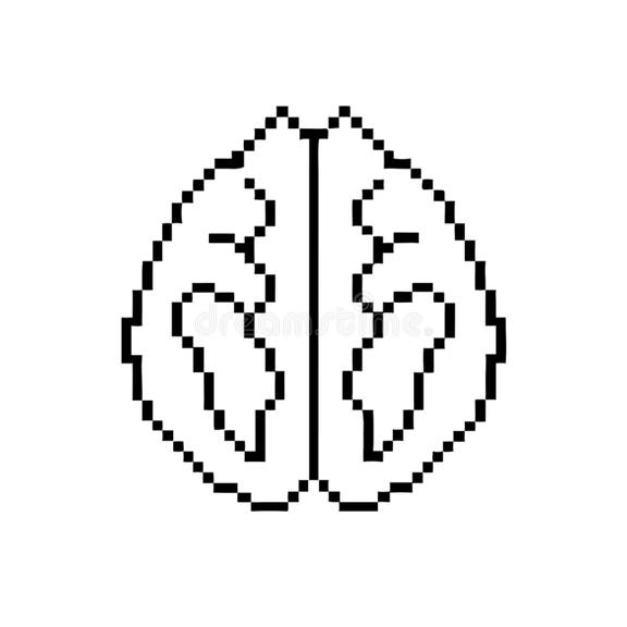 Intricate pixel walnut stock image. Illustration of beauty - 382298373