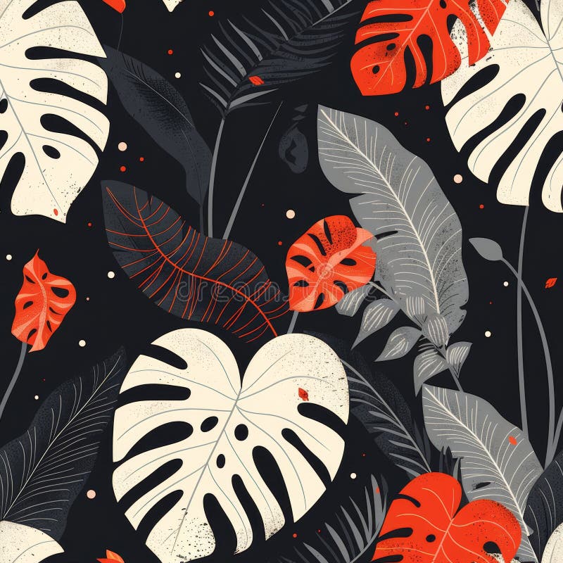 Intricate Plant Patterns Forming Complex Designs with Vibrant Colors on ...