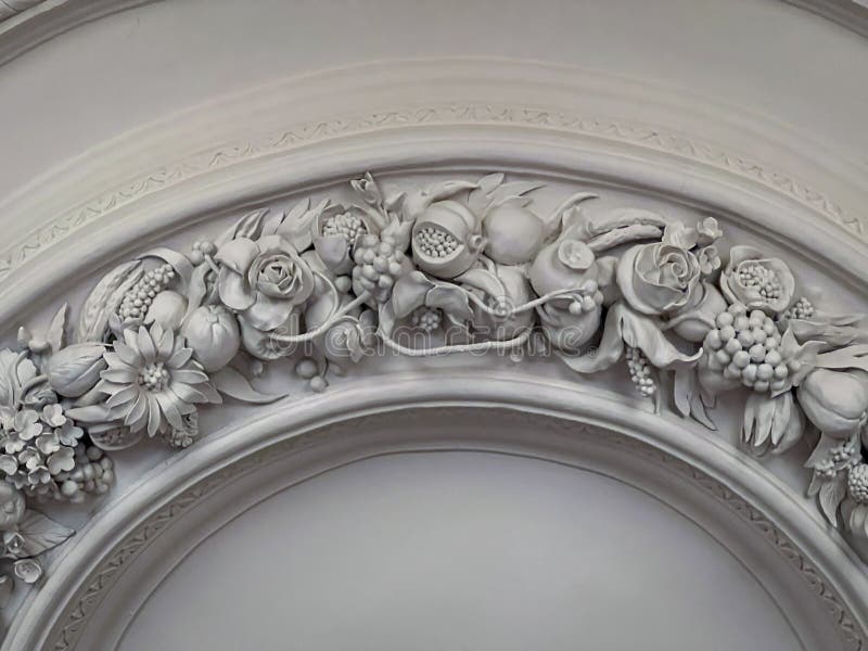 Intricate Plaster work stock image. Image of elegance - 346066127