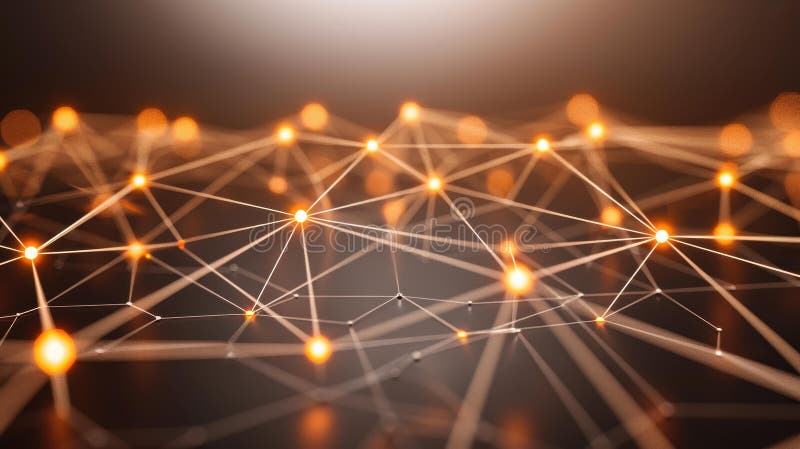 Intricate Plexus Backdrop with Linked Dots. Represents International ...