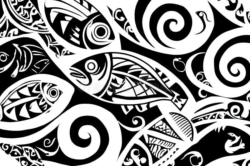 Maori Tattoo Fish Stock Photos - Free & Royalty-Free Stock Photos from ...