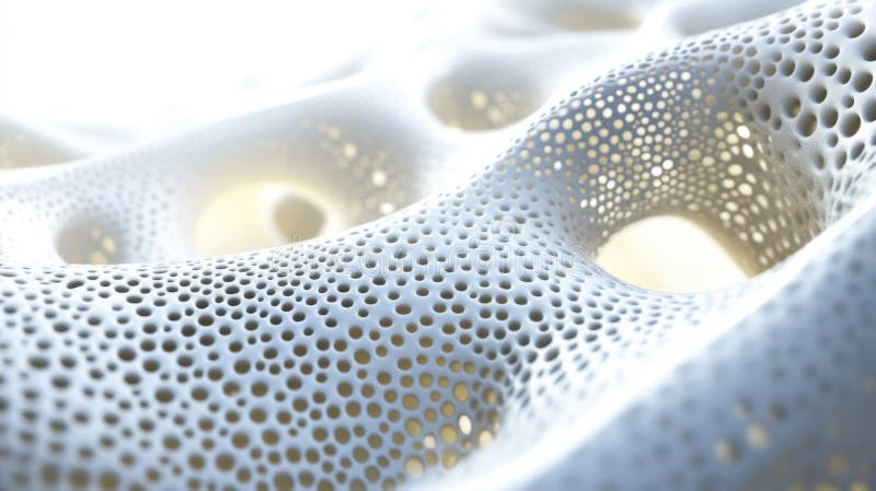 Intricate Porous Structure Illustrating Scientific Concepts Stock ...