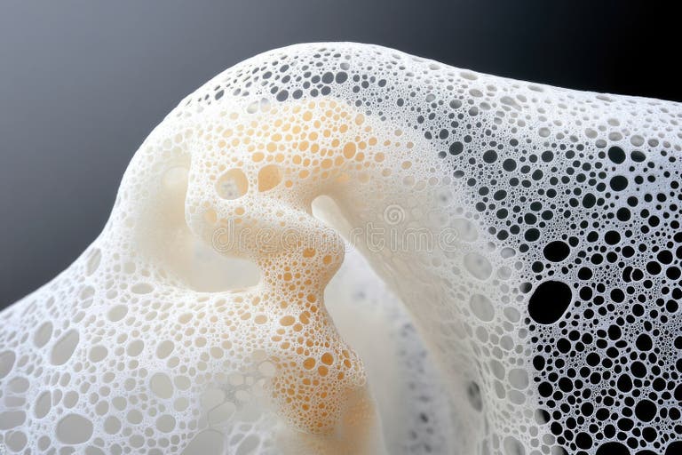 Intricate Porous Structure with Organic Foam-like Patterns on Abstract ...