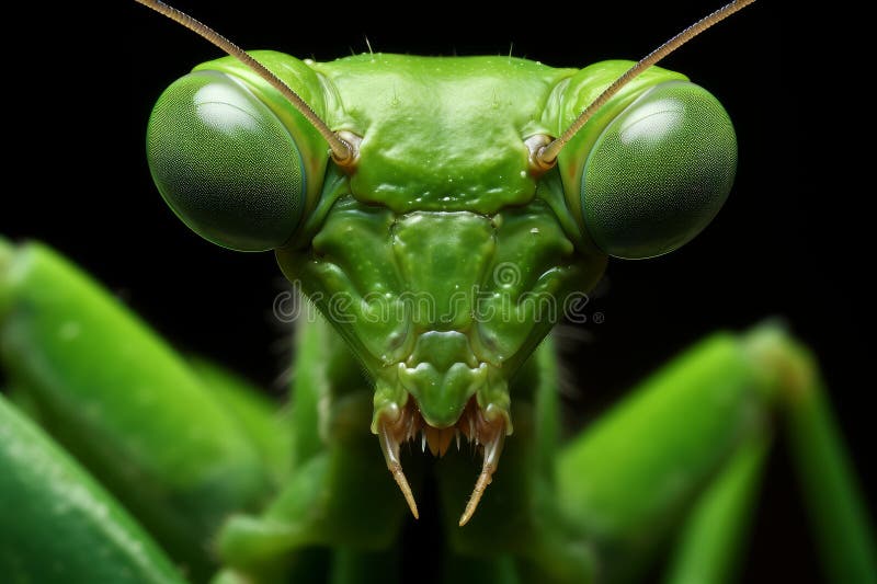 Intricate Praying Mantis Macro. Generate Ai Stock Image - Image of ...