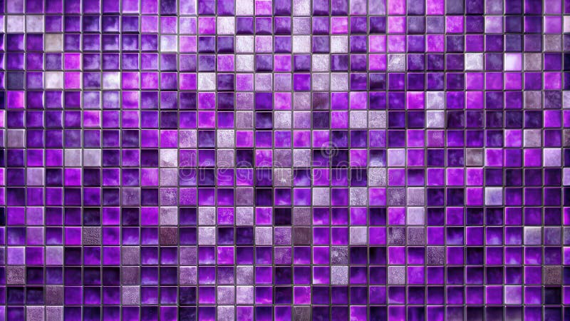 Intricate Purple Mosaic Tile Wall Texture a Seamless Pattern for Design ...