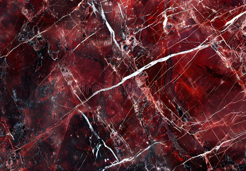 Intricate Red Marble Texture with White Veins Stock Illustration ...