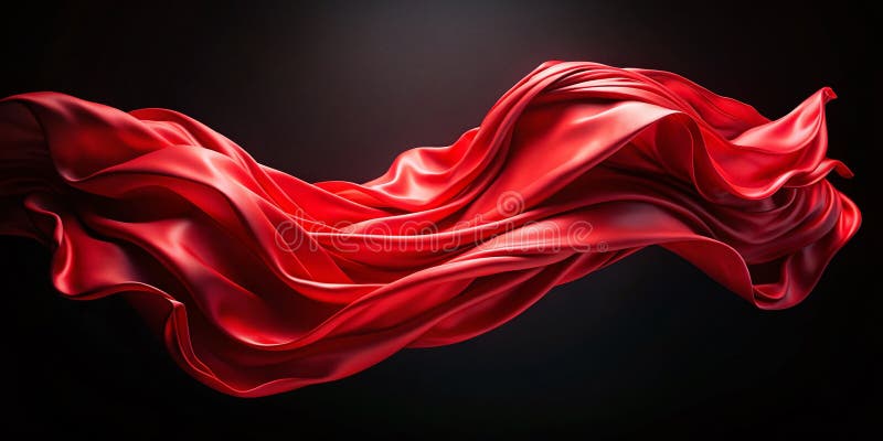 Intricate Red Textile Design a 3D Render Unveiling Abstract Textures in ...