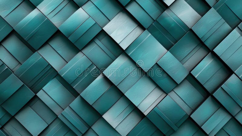 Intricate and Refined 3D Pattern with Overlapping Diamond Shapes, Matte ...