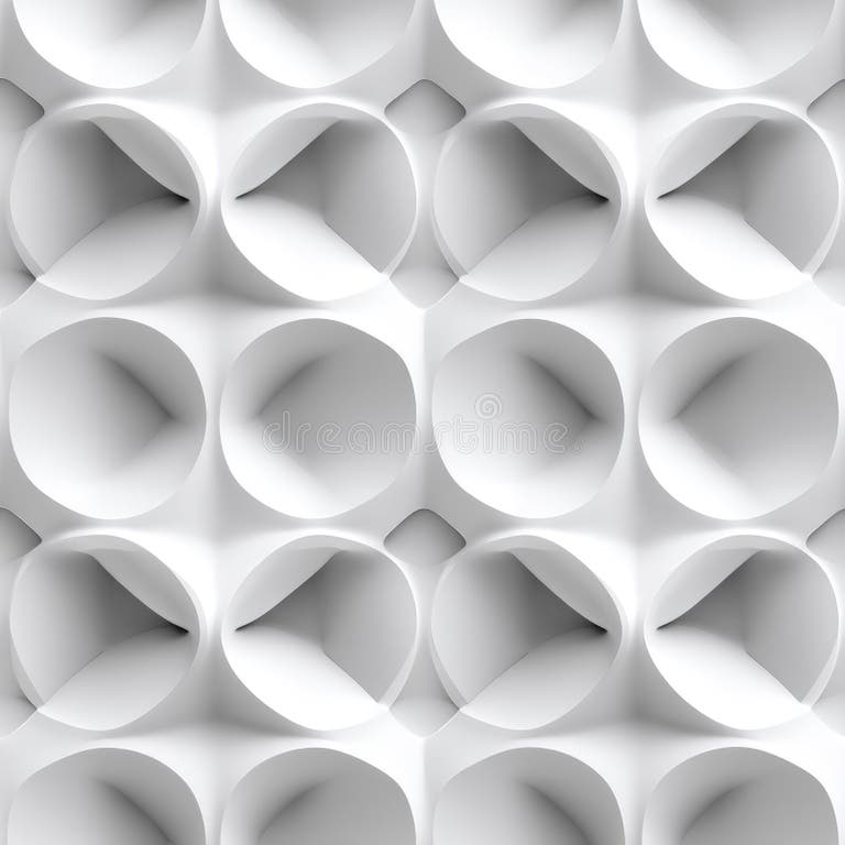 Abstract White Curvilinear Pattern: a Modern Minimalist Design Stock ...
