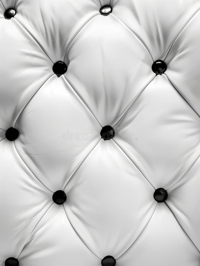 The Intricate, Repeating Pattern of a Tufted Upholstery Surface Creates ...