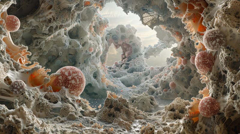 Intricate Representation of a Tumor Infested Inner Landscape ...