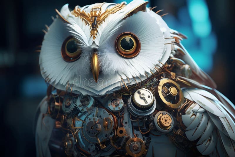Robotic Owl Stock Illustrations – 142 Robotic Owl Stock Illustrations ...