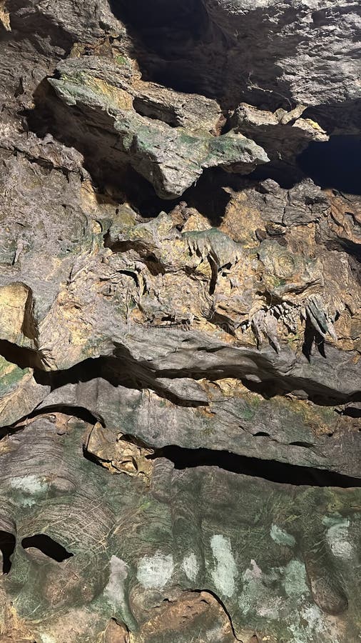 Intricate Rock Formations in a Cave Stock Photo - Image of cave ...
