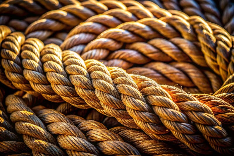 Intricate Rope Knot Patterns a Study in Natural Textures and Dark Tones ...