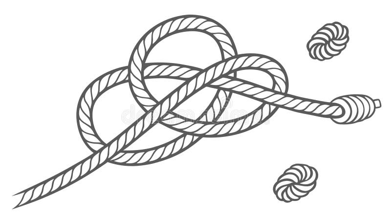Intricate Rope Knot, Symbolizing Strength, Unity, and Complexity ...