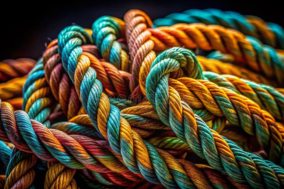 Intricate Rope Twists and Knots a Stunning Visual Study of Knotwork on ...