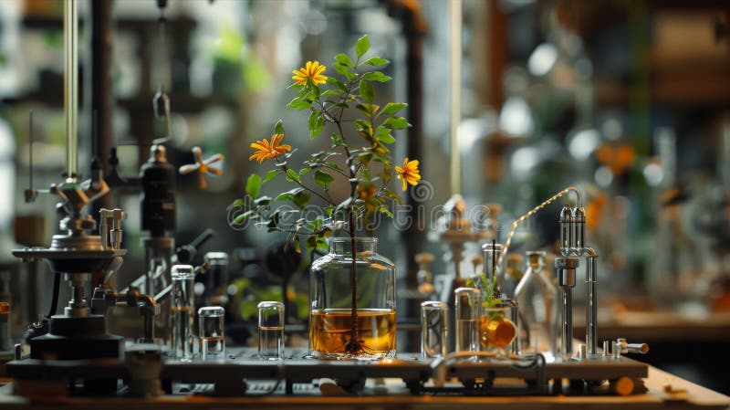 Intricate Rube Goldberg Machine Waters a Plant in a Complex Chain ...