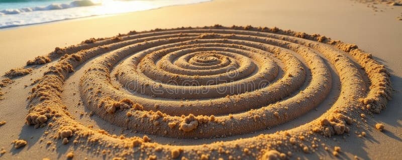 Intricate Sand Art Patterns, Ephemeral Beach Designs, Lines, Beach Art ...