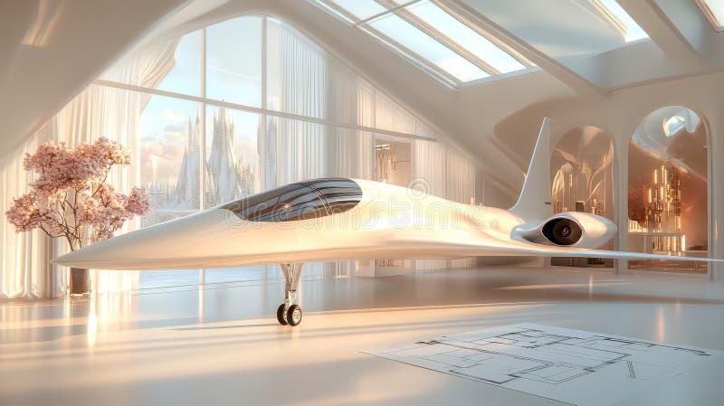 Intricate Scale Model Airplane on Display, Showcase of Aviation ...