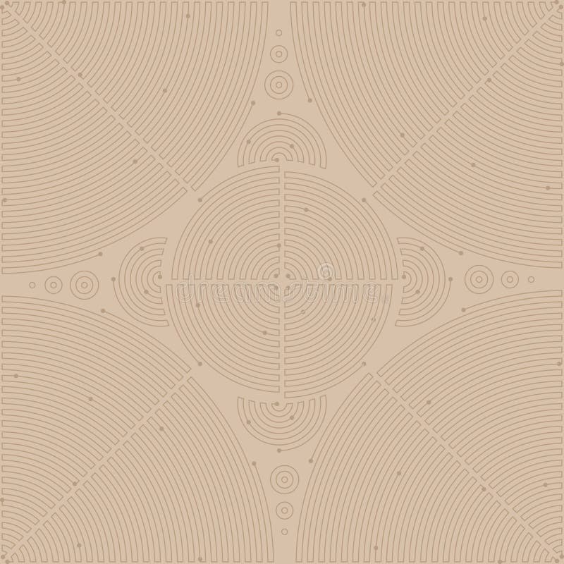 Intricate Seamless Geometric Pattern Stock Illustration - Illustration ...