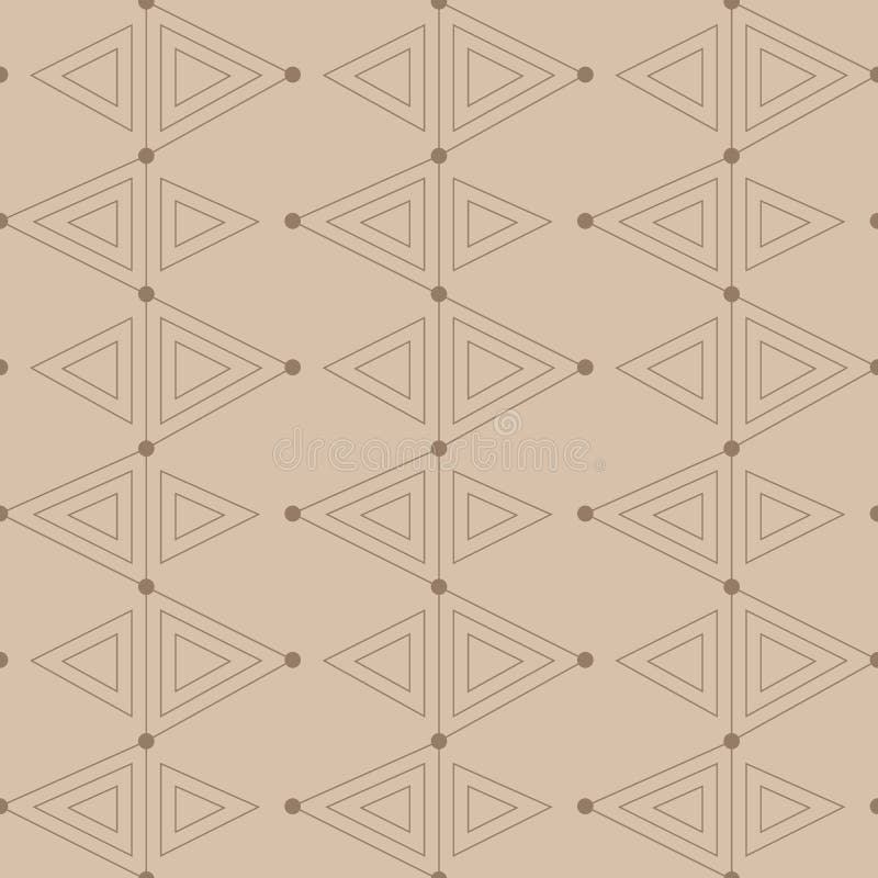 Intricate Seamless Geometric Pattern Stock Vector - Illustration of ...