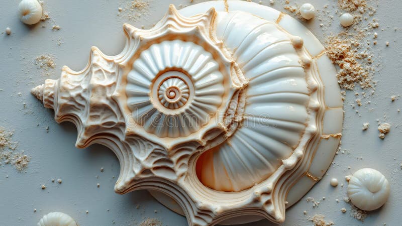 Intricate Seashell, Bumpy, Uneven Surface Textures High Quality Image ...